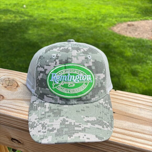 Remington | Accessories | Vintage Camo Remington Trucker Hat | Poshmark